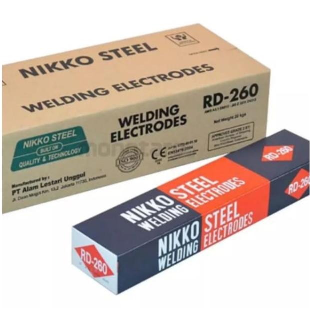 Jual Kawat Las Listrik / Elektroda Nikko RD 260 size 2.6x350mm(kemasan ...