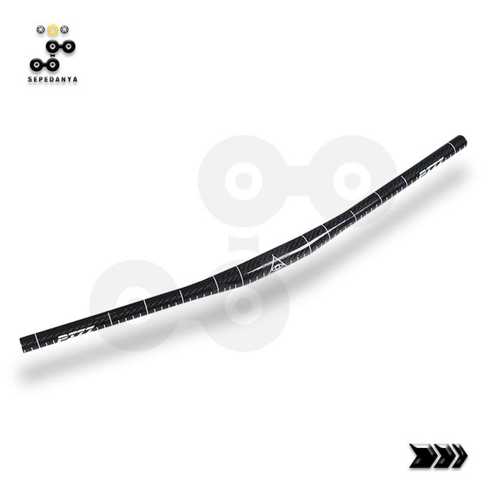 Jual Pizz Full Carbon Flat / Rise Handle Bar HandleBar OS 720mm / 720 ...