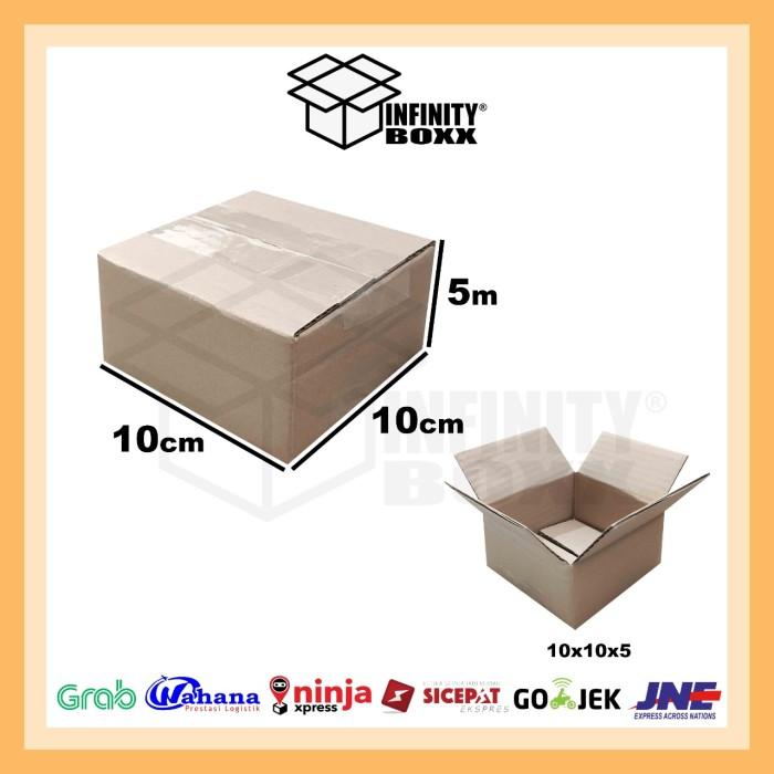 Jual kardus box packaging packing 10x10x5 cm SHEET POLOS - Jakarta ...