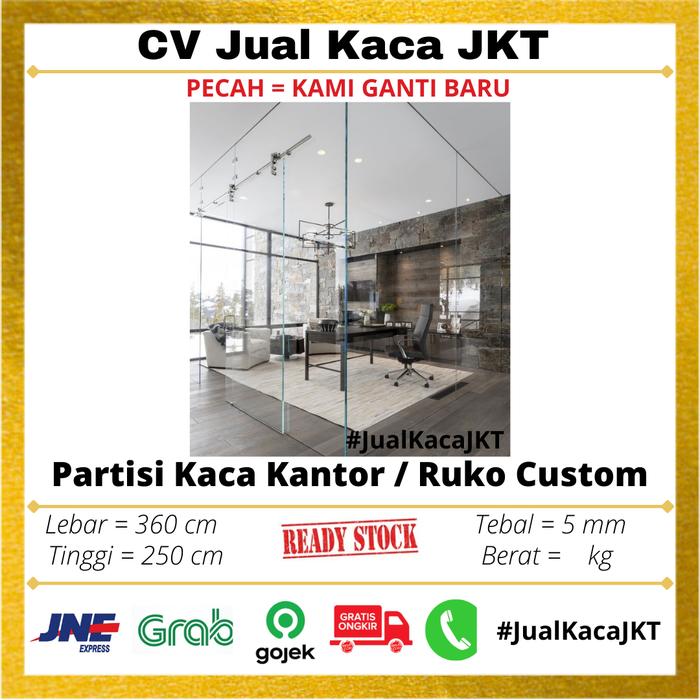 Jual Partisi Kaca Ruko Kantor ( Pintu Kaca Geser / Pintu Sliding ...