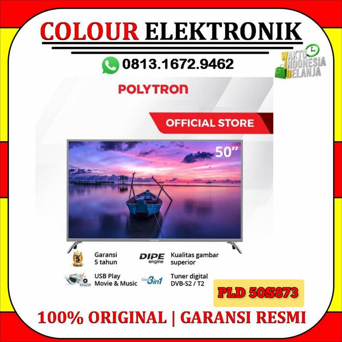 Promo POLYTRON LED DIGITAL TV 50 Inch PLD-50S873 | PLD50S873 | 50S873 ...
