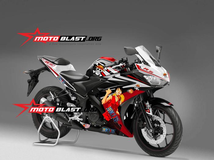 Jual Decal Sticker Motor Motoblast - Yamaha R25 Livery Black OnePiece ...
