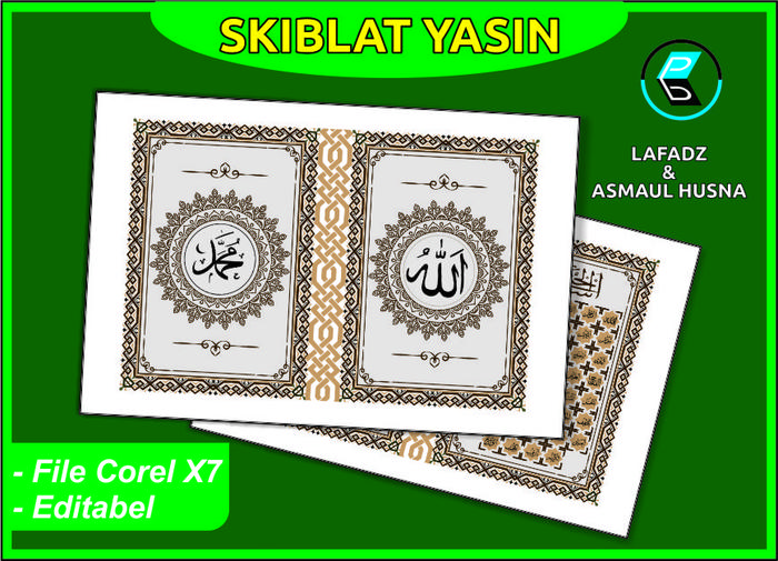 Jual File Skiblat Yasin | CDR Corel | Editabel | Lafadz & Asmaul Husna ...