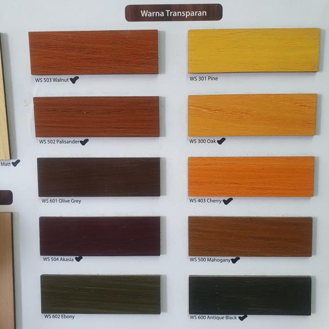Jual Cat Woodstain Kayu MOWILEX Water Based warna Oak ukuran 1 Liter ...