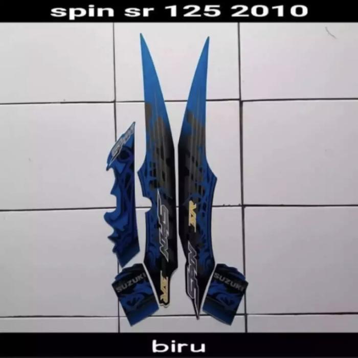 Jual Sticker Stiker Striping Full Set Body Motor Suzuki Spin Sr 125 ...