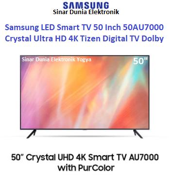 Jual Samsung LED Smart TV 50" Crystal UHD 4K 50AU7000 Digital TV UA50AU7000 - Kota Yogyakarta ...