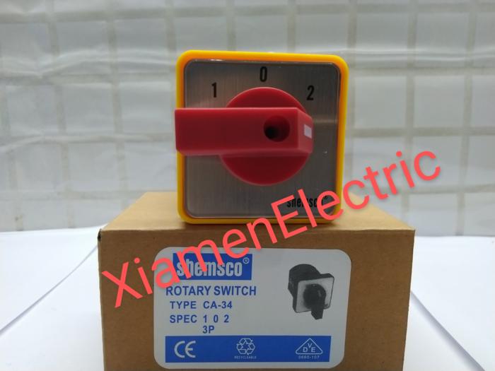 Jual CAM SWITCH ROTARY SWITCH CA34-20 3P 1-0-2 SHEMSCO - Kota Bandung ...