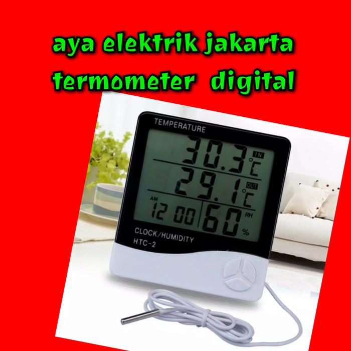 Jual Termometer Digital Hygrometer HTC 2 - Alat ukur suhu ruangan - Kab. Bandung - AYABDG ...
