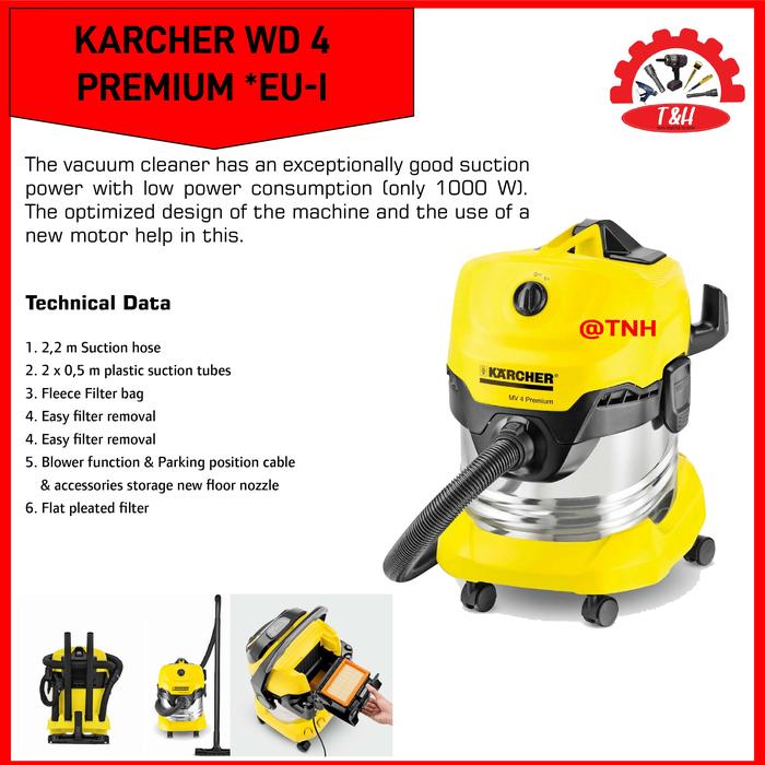 Jual Karcher MV 4 | WD 4 | MV4 | WD4 Premium Wet and Dry Vacuum Cleaner ...