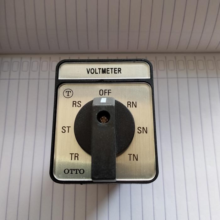 Jual Selector Volt / Cam Switches CV-34 R-S-T Merk OTTO - Jakarta Pusat ...