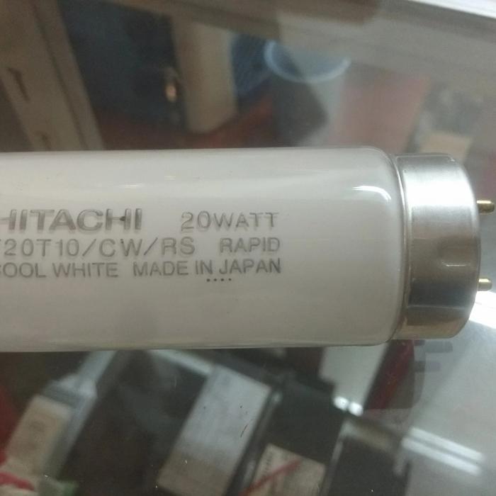 Jual Lampu TL Hitachi F20T10/CW/RS RAPID 20w Cool White - Jakarta Barat ...
