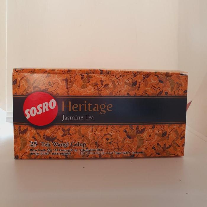 Jual Teh sosro heritage jasmine tea | Teh celup sosro rasa melati ...
