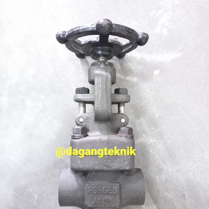 Jual Gate Valve 3/4 inch ASA 800 / Class 800 NPT / SW Carbon Steel ...