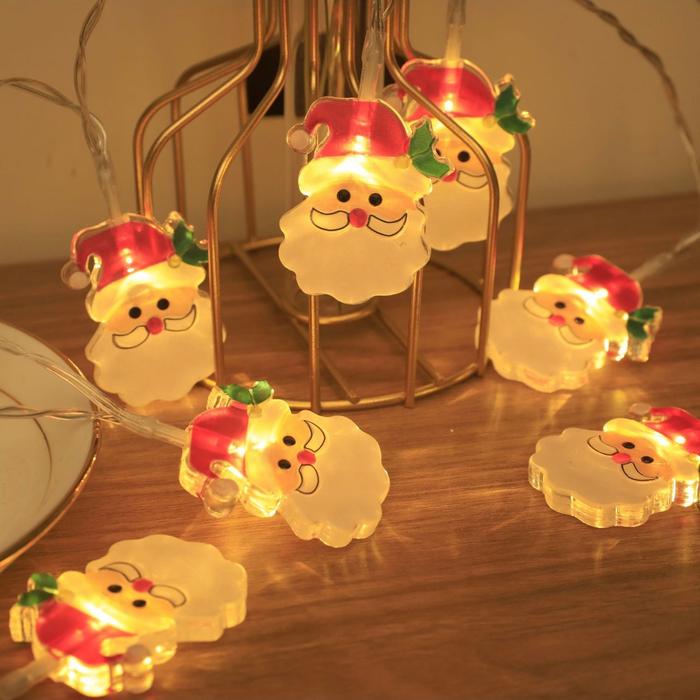 Jual Dekorasi Lampu Santa Natal Hiasan Lampu Gantung Tirai Lampu LED ...