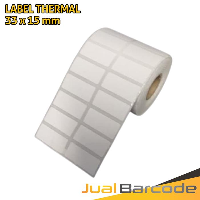 Jual KERTAS LEBEL PRINTER BARCODE XPRINTER 360B LEBEL THERMAL 33X15MM ...