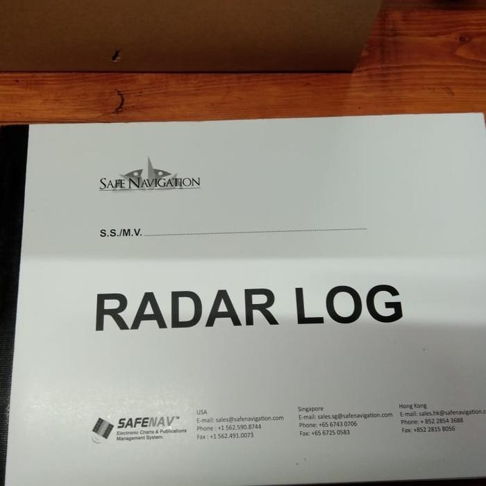 Jual Radar Log Book / Buku Jurnal Radar - Jakarta Utara - TeknikMarine ...