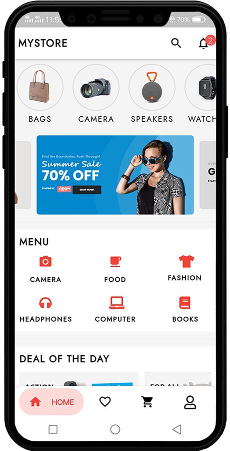 Jual MyStore – Ecommerce App Template & Delivery Boy App Template ...