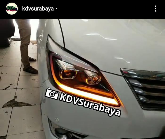 Jual Headlamp Head Lamp Grand Innova Running Sein 2011 2012 2013 2014 ...