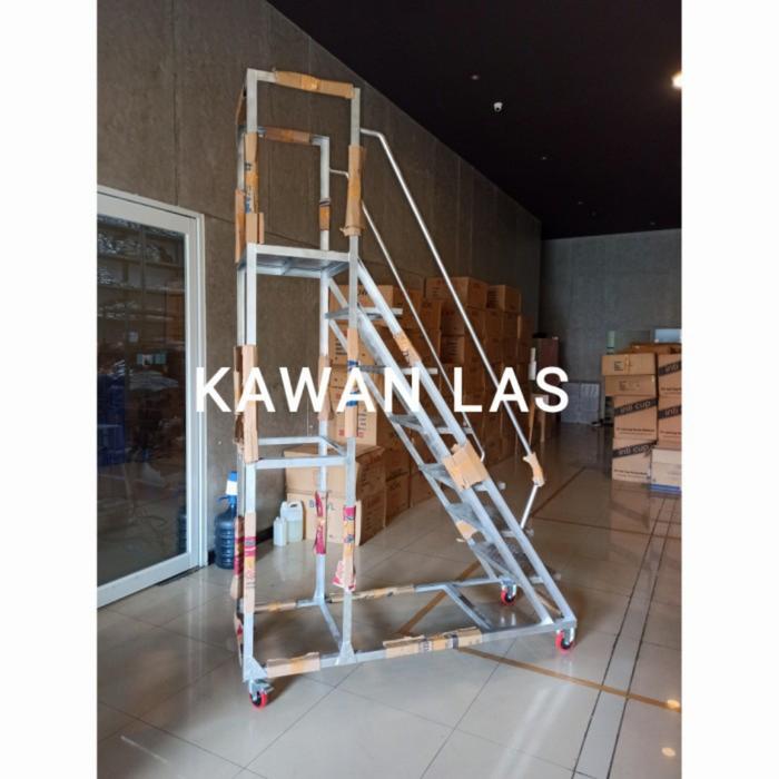 Jual Tangga Dorong Tangga Gudang Tangga Barang Mobile Stair Murah dan ...