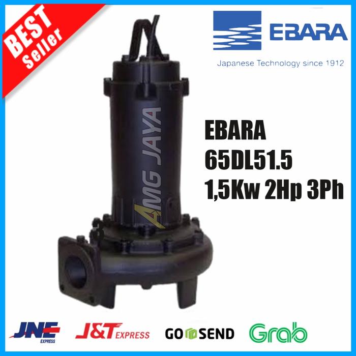 Jual Pompa EBARA 65DL51.5 2Hp 380V Pompa Celup Air Kotor Sewage Limbah ...
