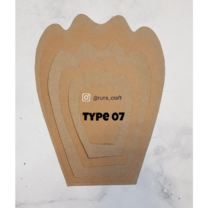 Jual Template Paper flower Mini / Pola Bunga Kertas Ukuran Kecil - 7 ...