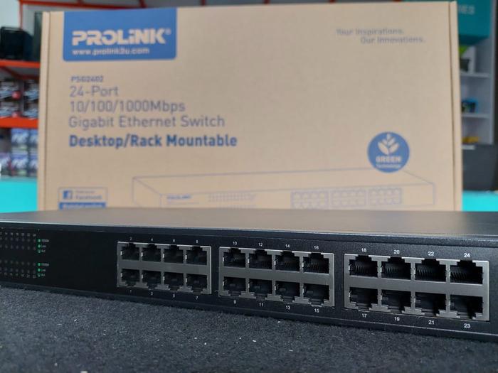Jual switch hub PROLINK PSG2402 24 PORT GIGABIT - Kota Bandung ...