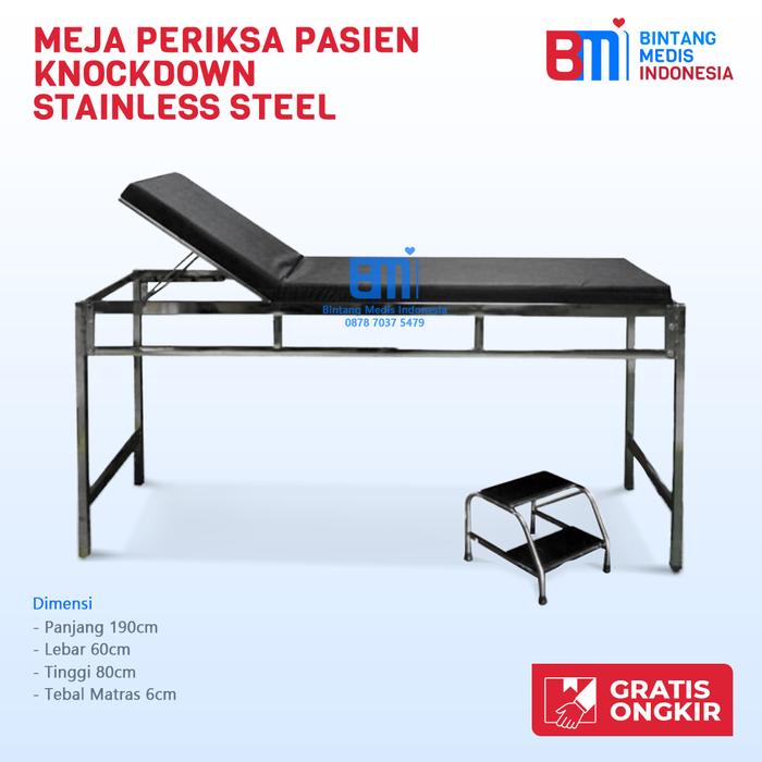 Jual Meja Periksa Pasien Stainless Steel - Meja periksa pasien UKS ...