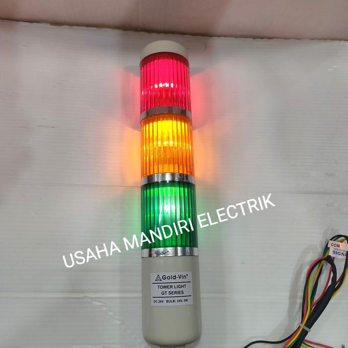 Jual LAMPU TOWER LIGHT MESIN 3 TINGKAT BOHLAM GOLD-VIN GTW-SERIES ...