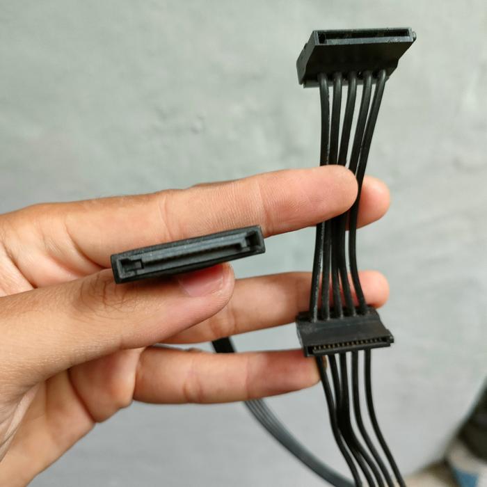Jual kabel psu slave modular power supply extension sata hdd hardisk ...