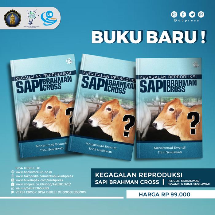 Jual Buku Kegagalan Reproduksi Sapi Brahman Cross - Kota Malang - UB Press Official Store ...