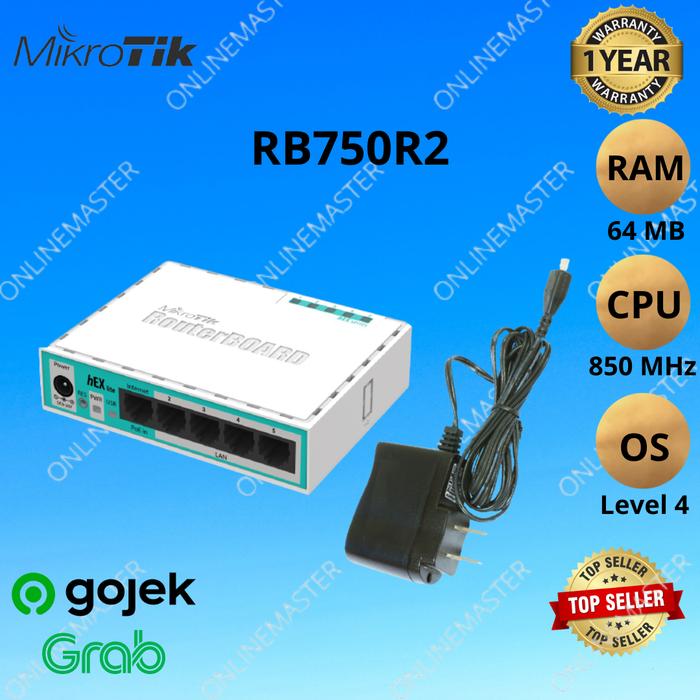 Jual RB750R2 (HEX-LITE) Mikrotik Routerboard - Jakarta Pusat ...