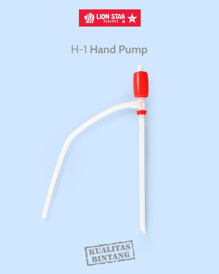 Jual LION STAR H 1 HAND PUMP POMPA AIR MINYAK BENSIN PLASTIK LIONSTAR ...