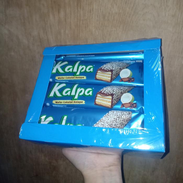 Jual kalpa wafer coklat kelapa biskuit kalpa 1 box - Jakarta Utara ...