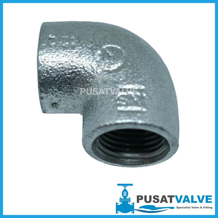 Jual Knee / Elbow 1/2" Inch Besi / Galvanis Drat - Jakarta Barat - PUSAT VALVE | Tokopedia