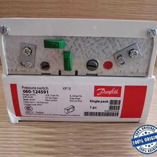 Jual Pressure Switch Danfoss KP 15 (060-124591) Manual Manual Reset - KP15 - Jakarta Barat ...