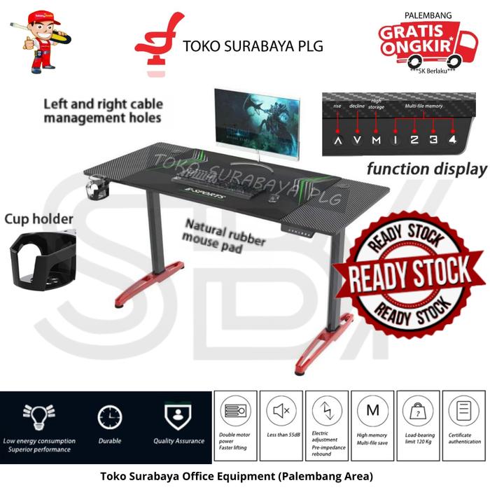 Jual Standing Electric Working Gaming Desk Meja Elektrik Automatic ...