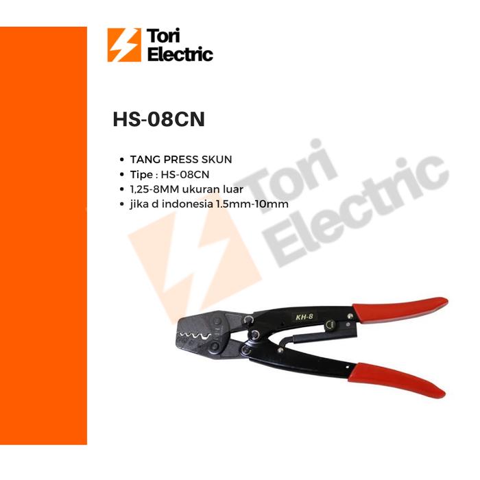 Jual Crimping Tools Tang Press Skun 1.25-10mm HS-08CN HS 08CN - Kota ...