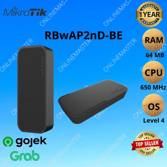 Jual Mikrotik Router Wireless RBwAP2nD-BE (wAP-Black) - Jakarta Pusat ...
