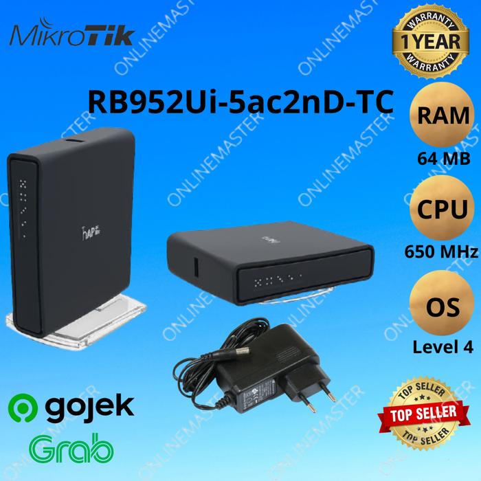 Jual Mikrotik RB952Ui-5ac2nD-TC Router Indoor - Jakarta Pusat ...