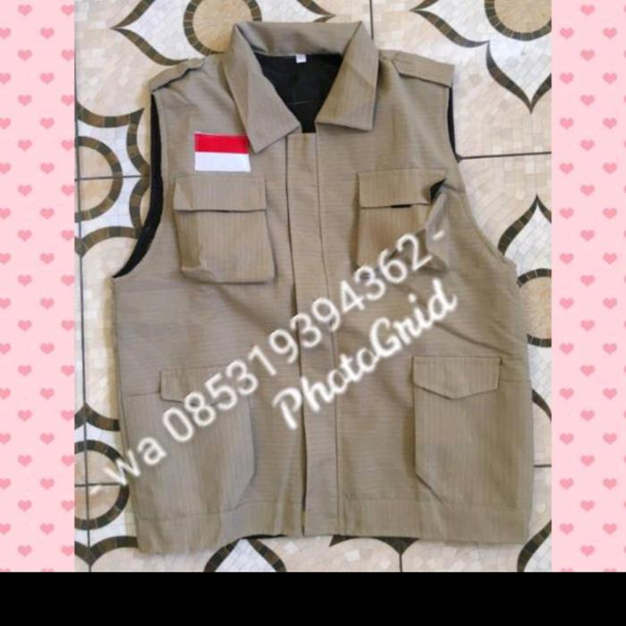 Jual rompi indonesia#rompi logo bendera merah putih#rompi merah putih ...