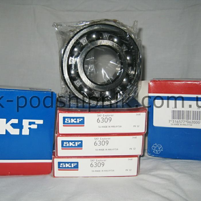 Jual SKF 6309 Ball Bearing ID 45mm OD 100mm 6309 Deep Groove - Kota ...