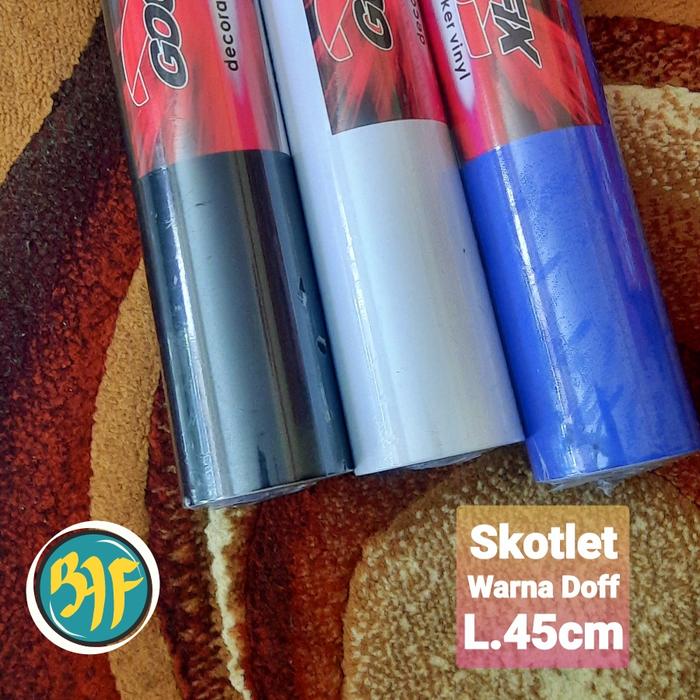 Jual Skotlet Biru/Hitam/Putih Doff (Background Aquarium) 1.5meter ...