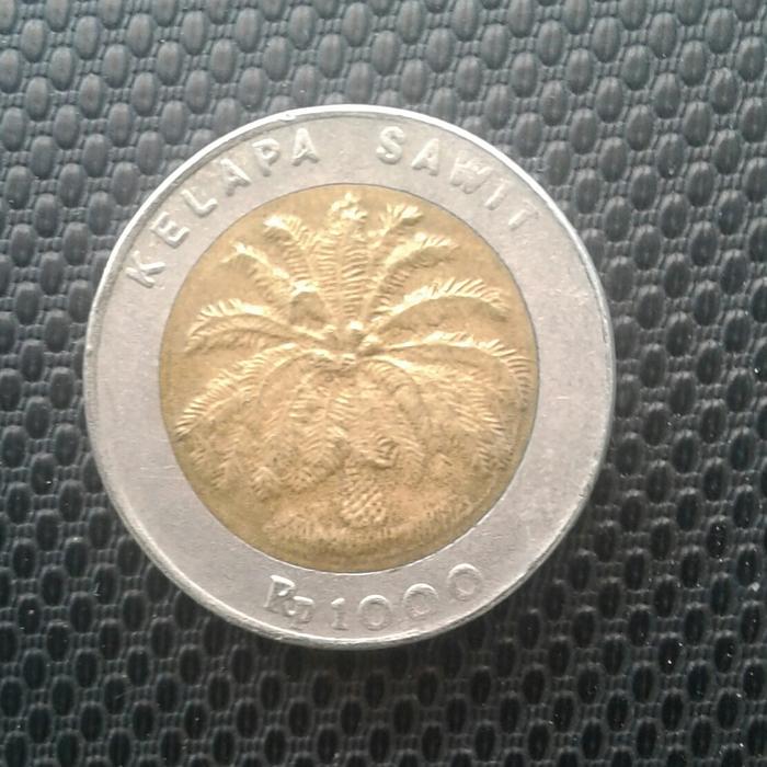 Jual uang coin seribu rupiah kelapa sawit th 1996 kondisi baru - Kota ...