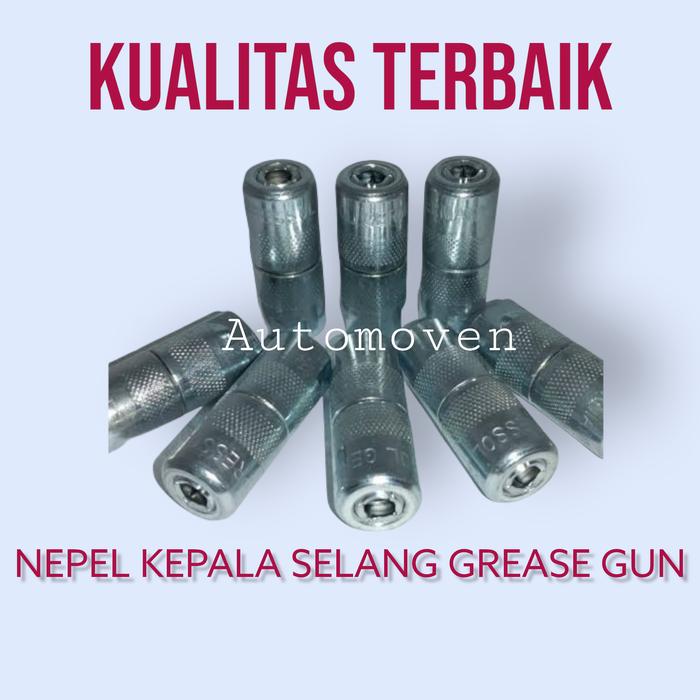 Jual NEPEL KEPALA SELANG GREASE GUN / NEPEL POMPA GEMUK / NEPEL PRESSOL ...