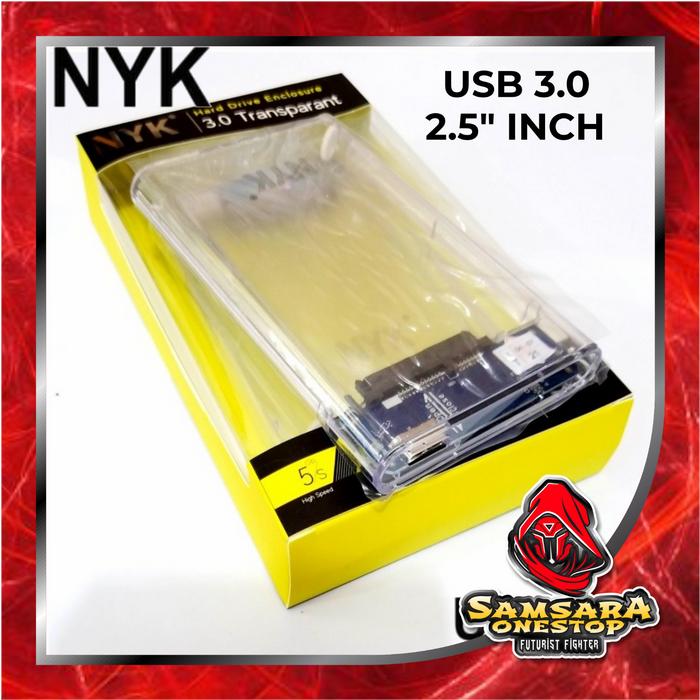 Jual Casing HDD Hardisk Eksternal NYK 2.5 USB 3.0 Transparan external case - Kota Cirebon ...