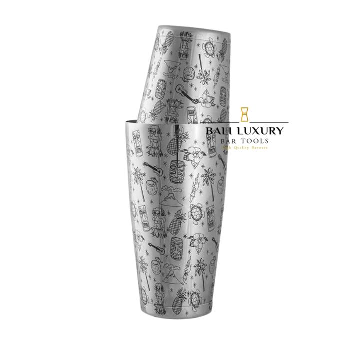 Jual Boston Shaker with Half Tin Hawaiian Pattern - Kota Denpasar ...