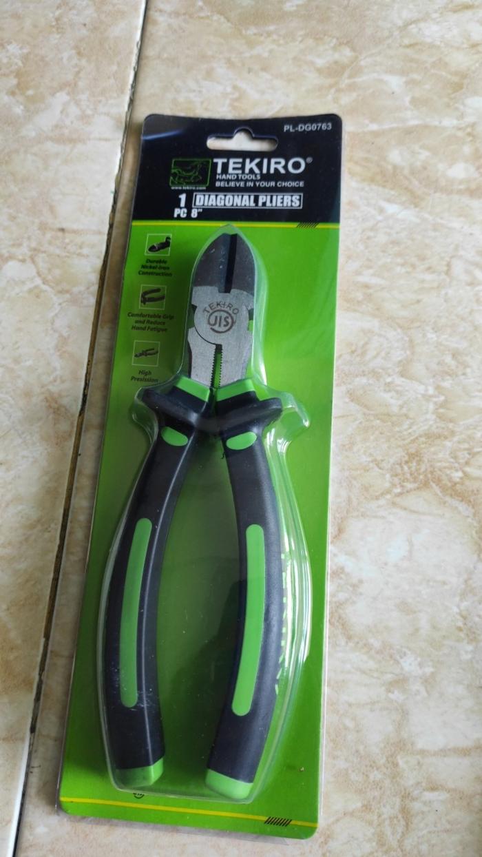 Jual Tekiro TANG POTONG 8 inch TEKIRO DIAGONAL PLIERS 8" PL-DG0763 ...