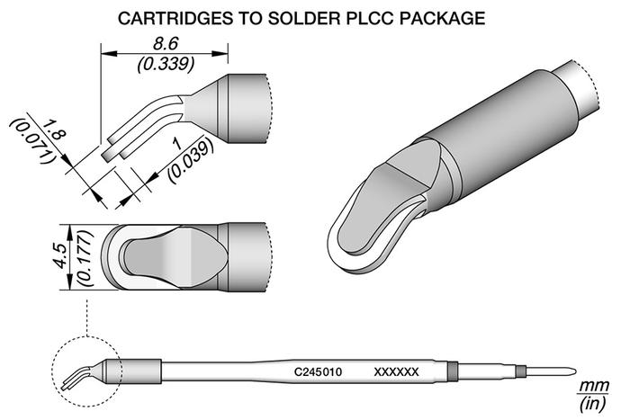 Jual JBC C245 Soldering Cartridge Kartrid Soldering Lebar dengan Banyak ...