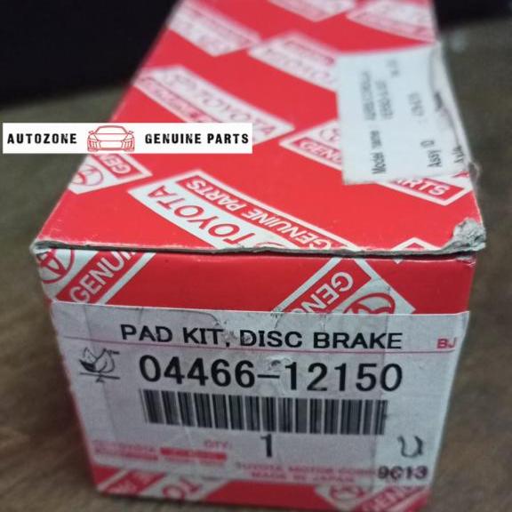 Jual Kampas Rem Belakang Corolla Altis 2010-2017 04466-12150 ORI ...