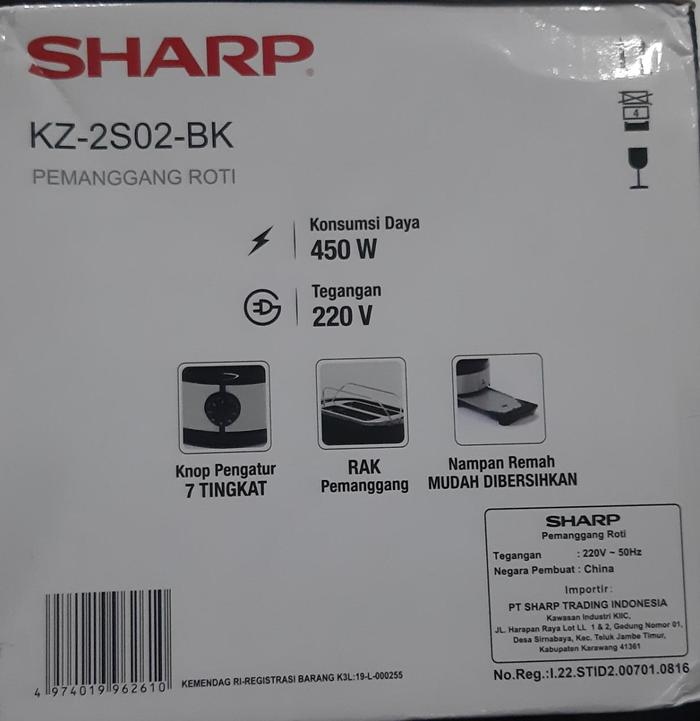 Jual Pemanggang Roti Sharp Kz-2s02 Sandwich Toaster Di Seller Mumbul Store - Wijaya Kusuma, Kota ...